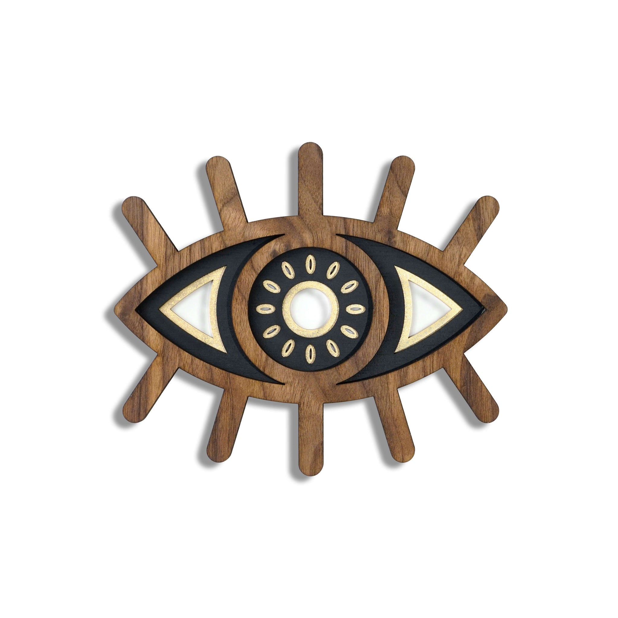 Mini Eye #11 (Black/White/Gold) - Wall Decor - Umasqu – Umasqu ...